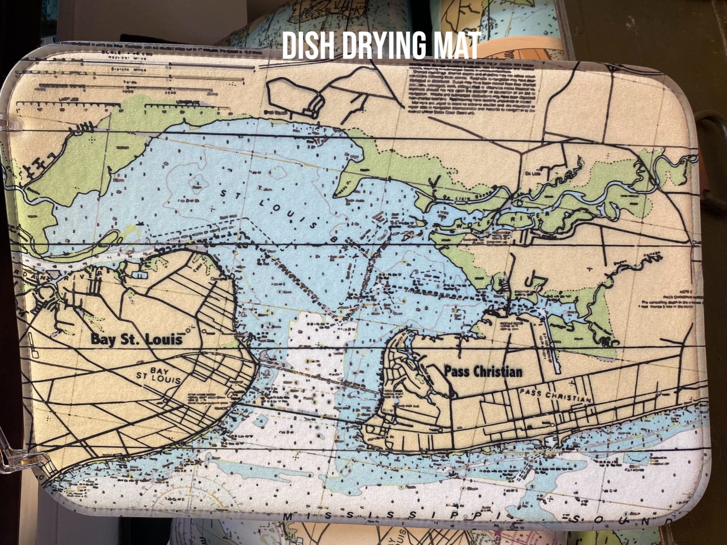 Drying Mat BSL Map – Bay-Tique